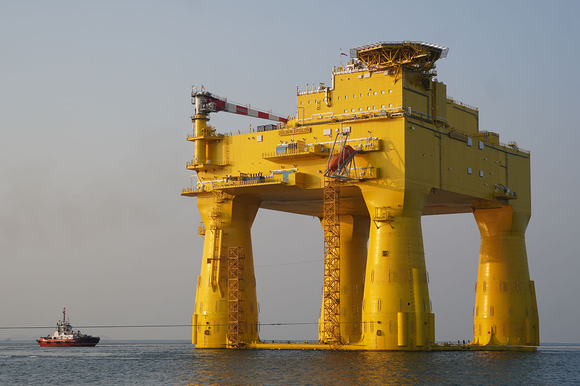 DolWin Epsilon Converter Station On The Sea Route To Norway First