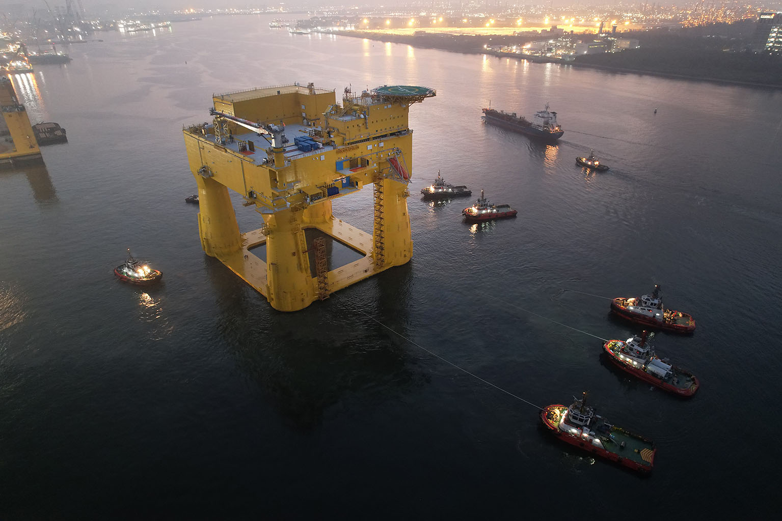 DolWin epsilon converter station on the sea route to Norway - First ...